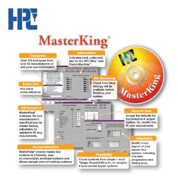 Hpc HPC: MK-CD Masterking Keying Software HPC-MK-CD | Zoro